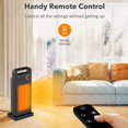 BLUELK Space Heater, Portable Electric Heater 2000W PTC with Thermostat ...
