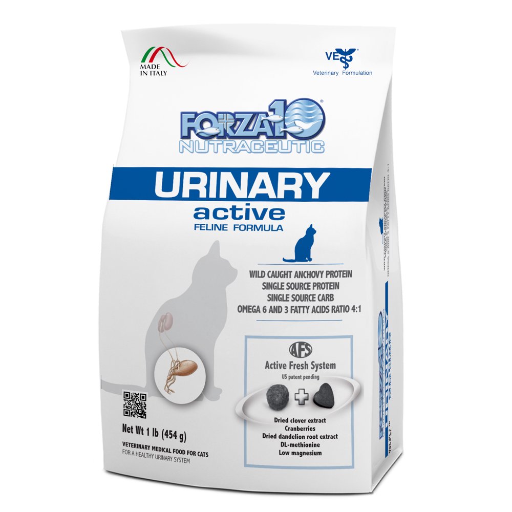 Forza10 Active Urinary Dry Cat Food, Fish Flavor, for Adult Cats, 1 lb ...