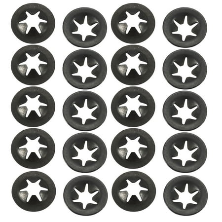Unique Bargains 20 Pcs 4mm x 12mm Internal Tooth Starlock Star Lock ...