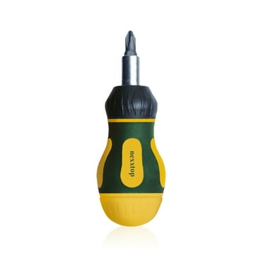 Lutz 21003 Yellow/Black 15-IN-1 Ratchet Screwdriver - Walmart.com