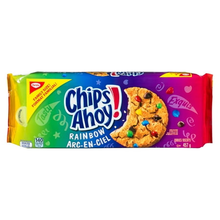 Chips Ahoy! Rainbow Chocolate Chip Cookies, 1 Family Resealable Pack ...