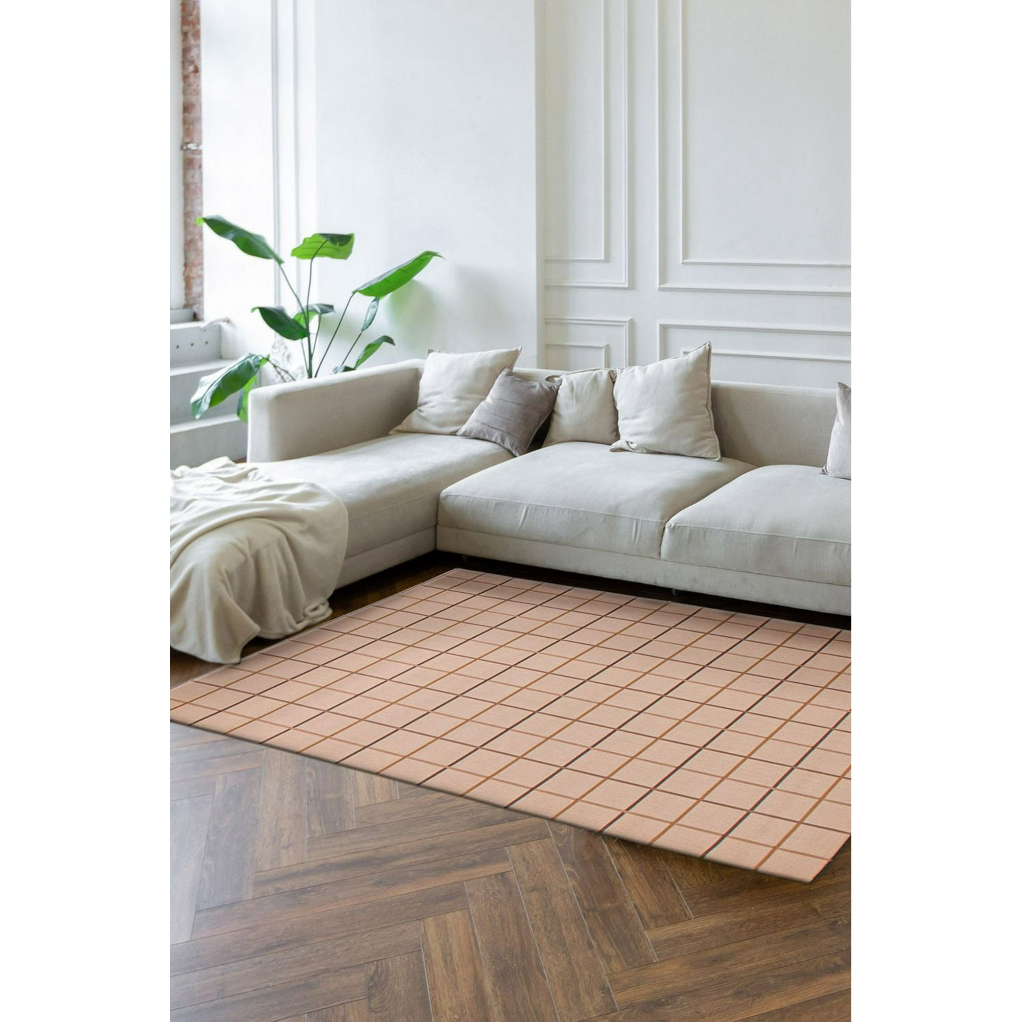 Click here for Ecarpet Lotus Mod Beige Rug 44 X 67 4 Ft. X 6 Ft. prices