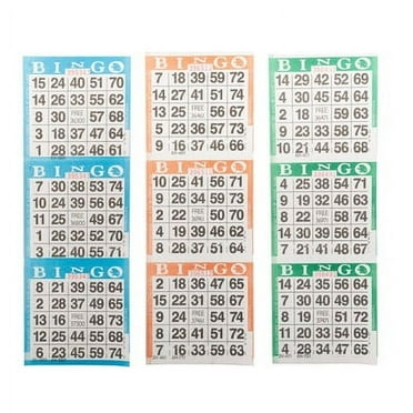 American Games Disposable Bingo Cards - 2 Cards/Sheet, 10 Sheets/Book ...