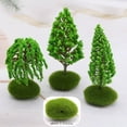 Miniature garden mini simulation landscape tree plastic building model ...