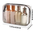 20 Packs Clear Cosmetics Bags for Women Men Waterproof Toiletry Bags ...