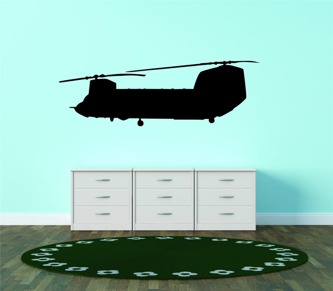 Custom Wall Decal : CH-47 Chinook Cargo Chopper Boeing Aircraft Wall ...