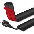UYGDUY-Floor Cord Cover for Wires on Floor Self Adhesive Cord Hider ...