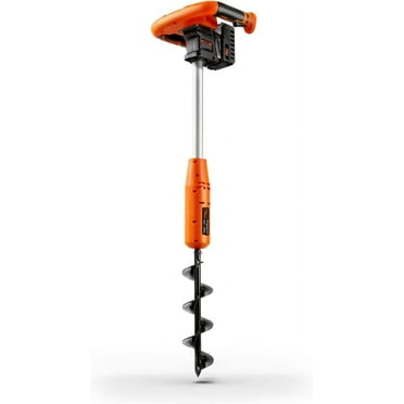 HART 20-Volt Electric 6-inch Earth Auger for Gardening and Yard Work ...