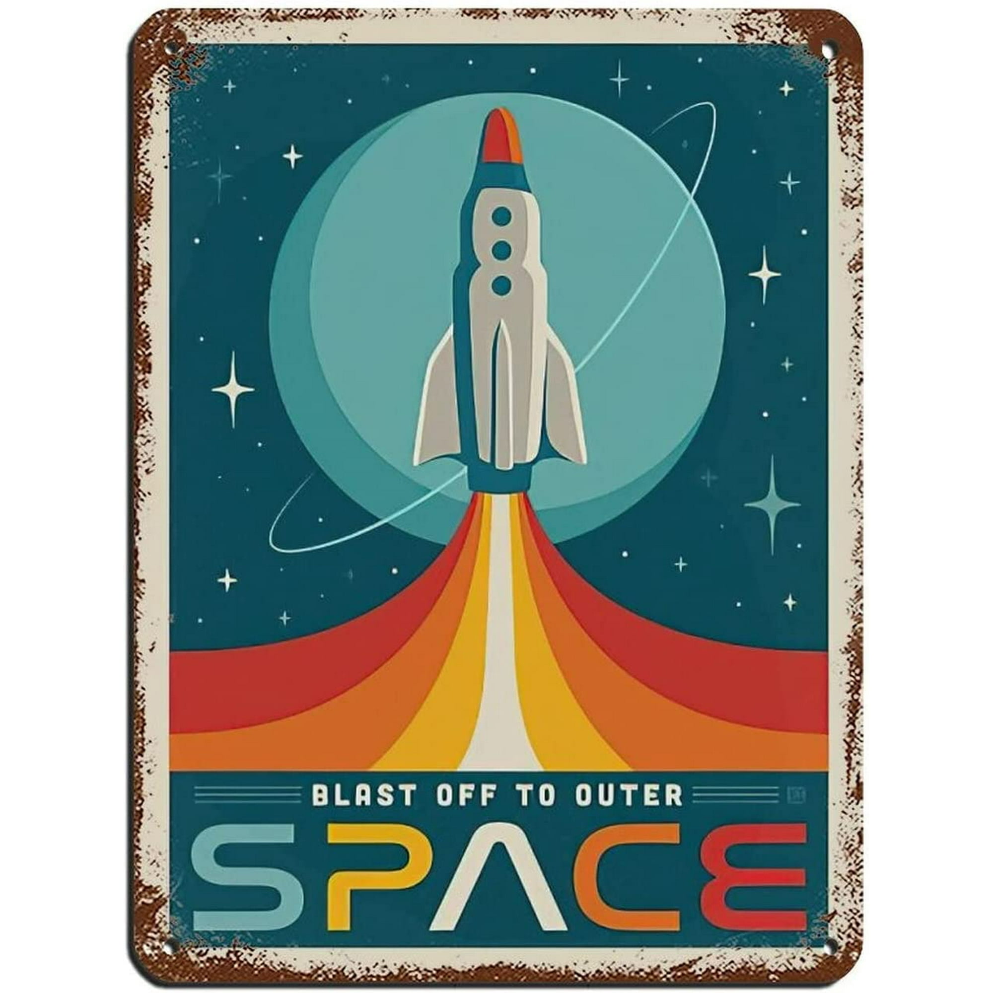 Vintage Retro Space Artwork