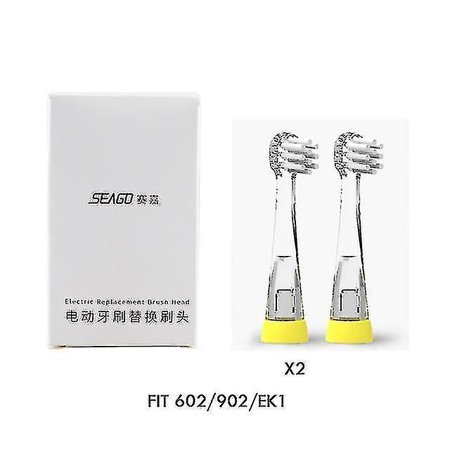 Seago sg-902 green/yellow child baby sonic electric toothbrush intelligent vibration with led ...