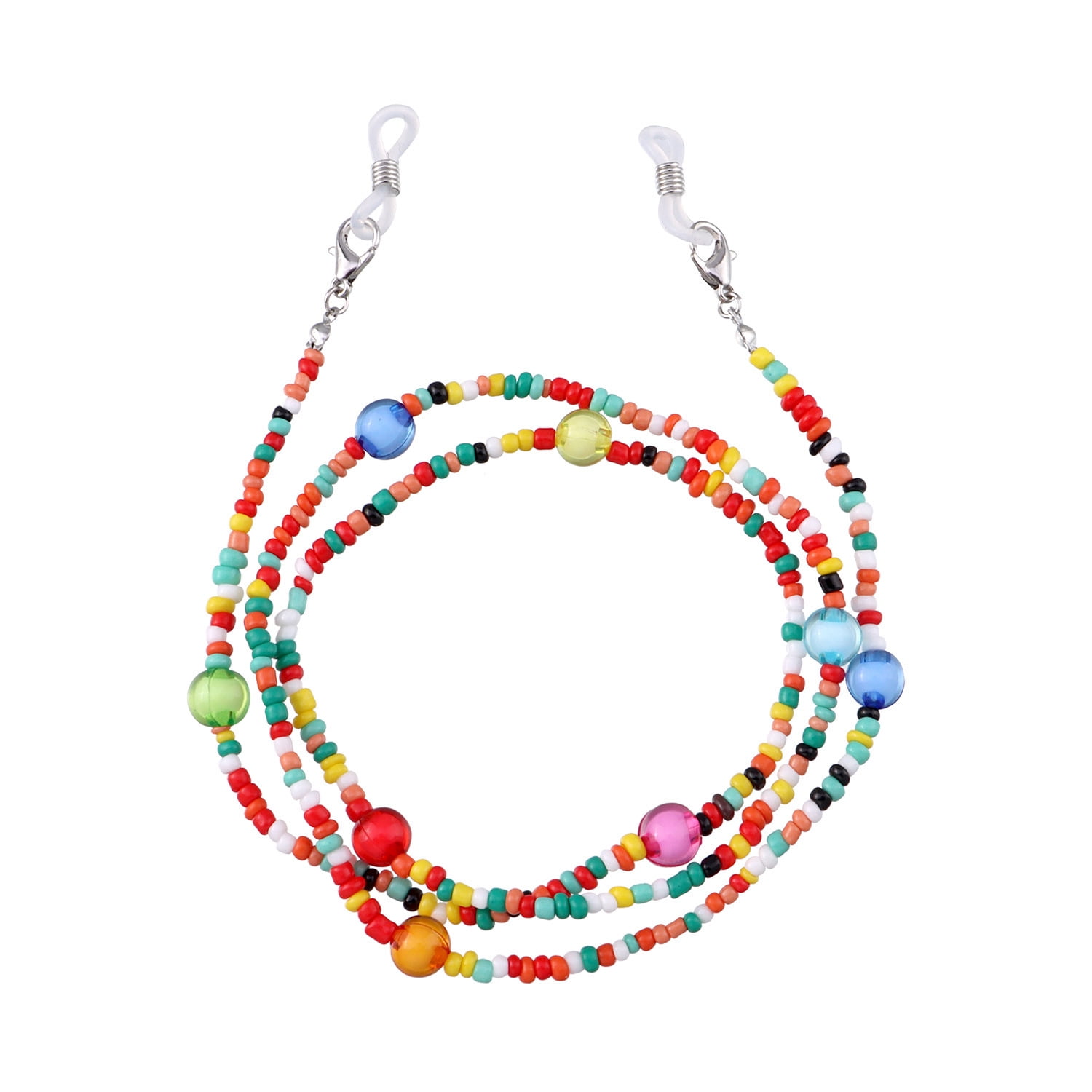 Click here for Janrevotw Glasses Chain Simple Colorful Acrylic Be... prices