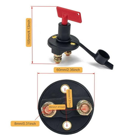 200A Circuit Breaker Car Battery Power Switch Disconnect Isolator Main ...