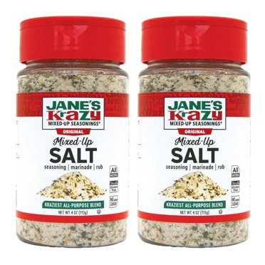 Janes Krazy Mixed Up Seasoning Salt, 4 Ounce with Herbs, Spices ...
