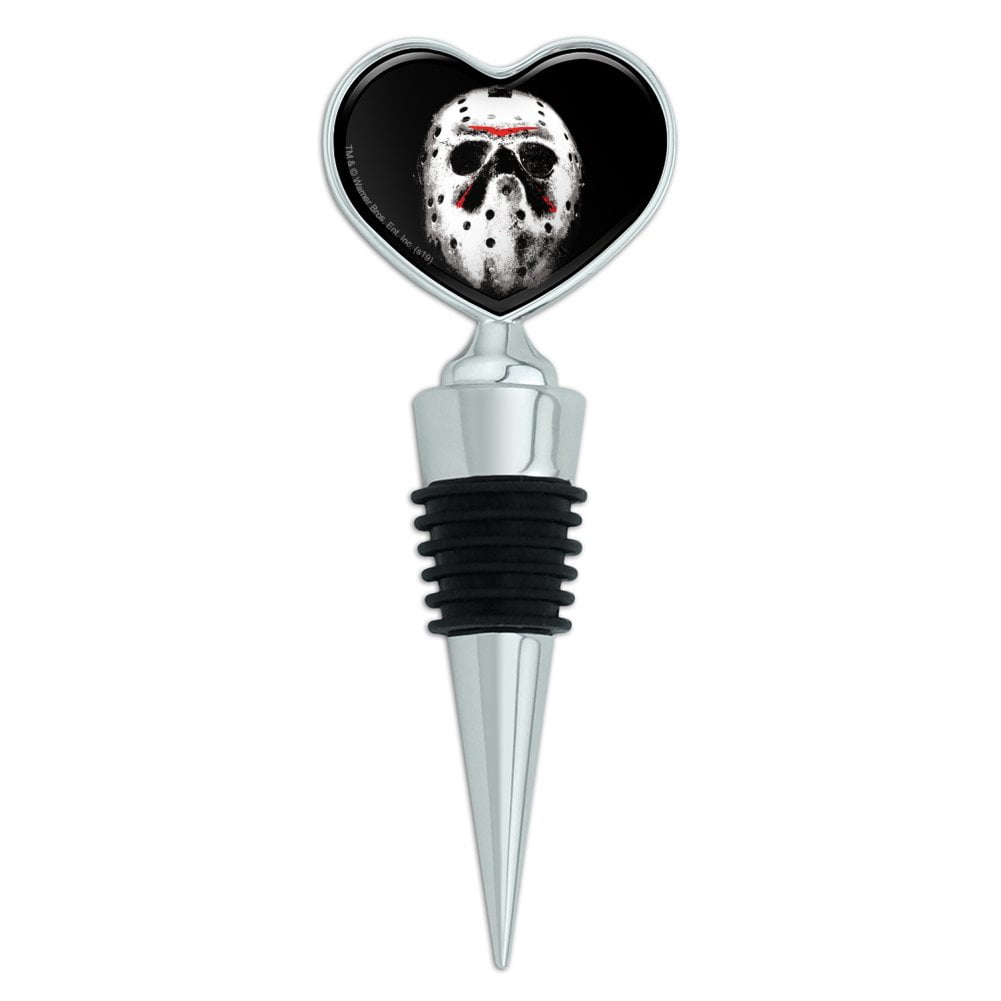 Friday the 13th Jason Mask Heart Love Wine Bottle Stopper - Walmart.com