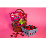 HARIBO Berries Original Red and Black Raspberry Gummies Fruit Flavor ...