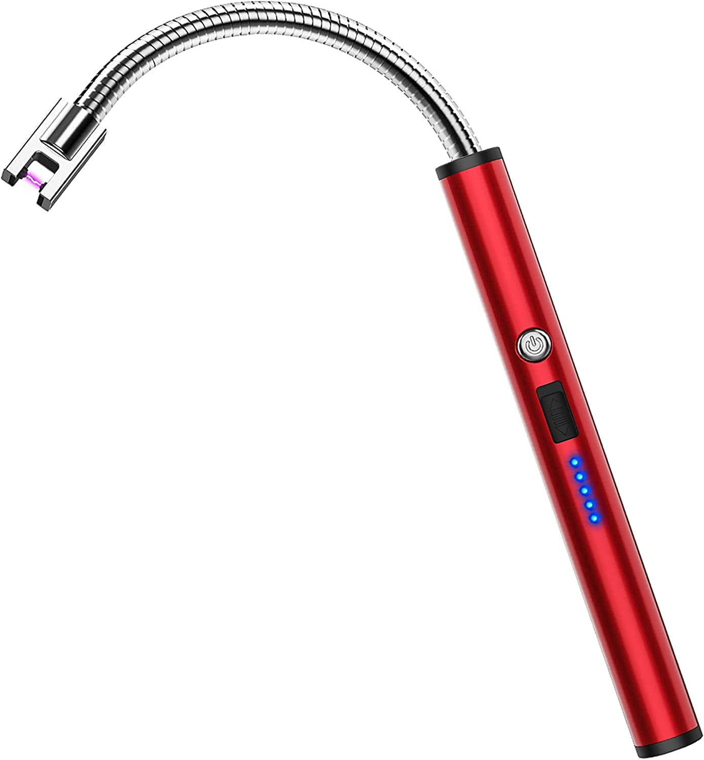 Candle Lighter, Electric Rechargeable Arc Lighter with LED Battery ...