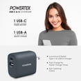 Liquipel Powertek Premium Braided 20W A/C Combo Charger - Grey ...