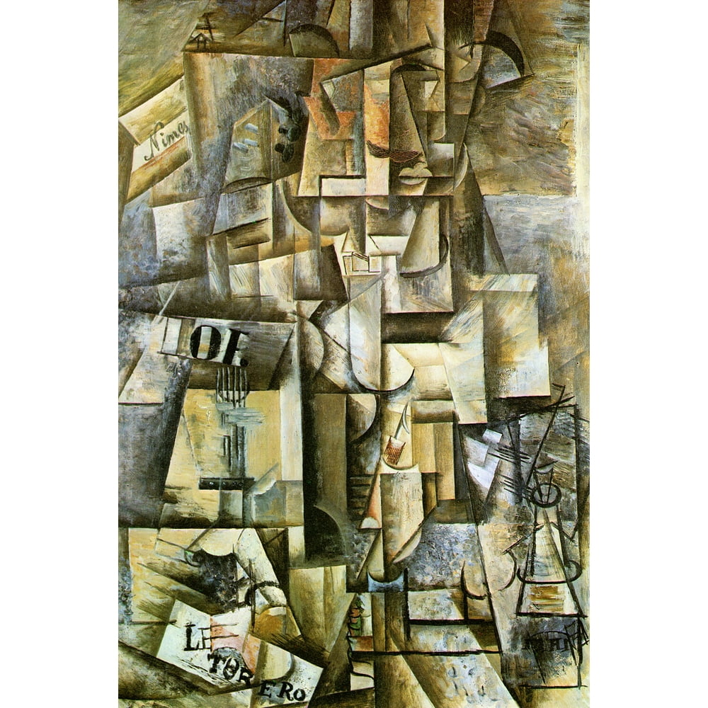 The Aficionado- Picasso - CANVAS OR PRINT WALL ART - Walmart.com ...
