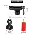 Small Bicycles CO2 Pump Portable Aluminum Alloy Bike Air Pumps Outdoor ...