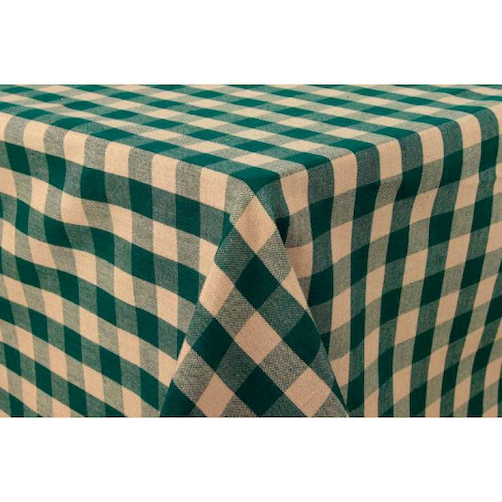 52 "x 52" Green Check Pattern Table Cloth - Walmart.com