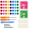 eXtremeRate 40-Pack 8-Color LED Button Stickers for Xbox Series X/S ...