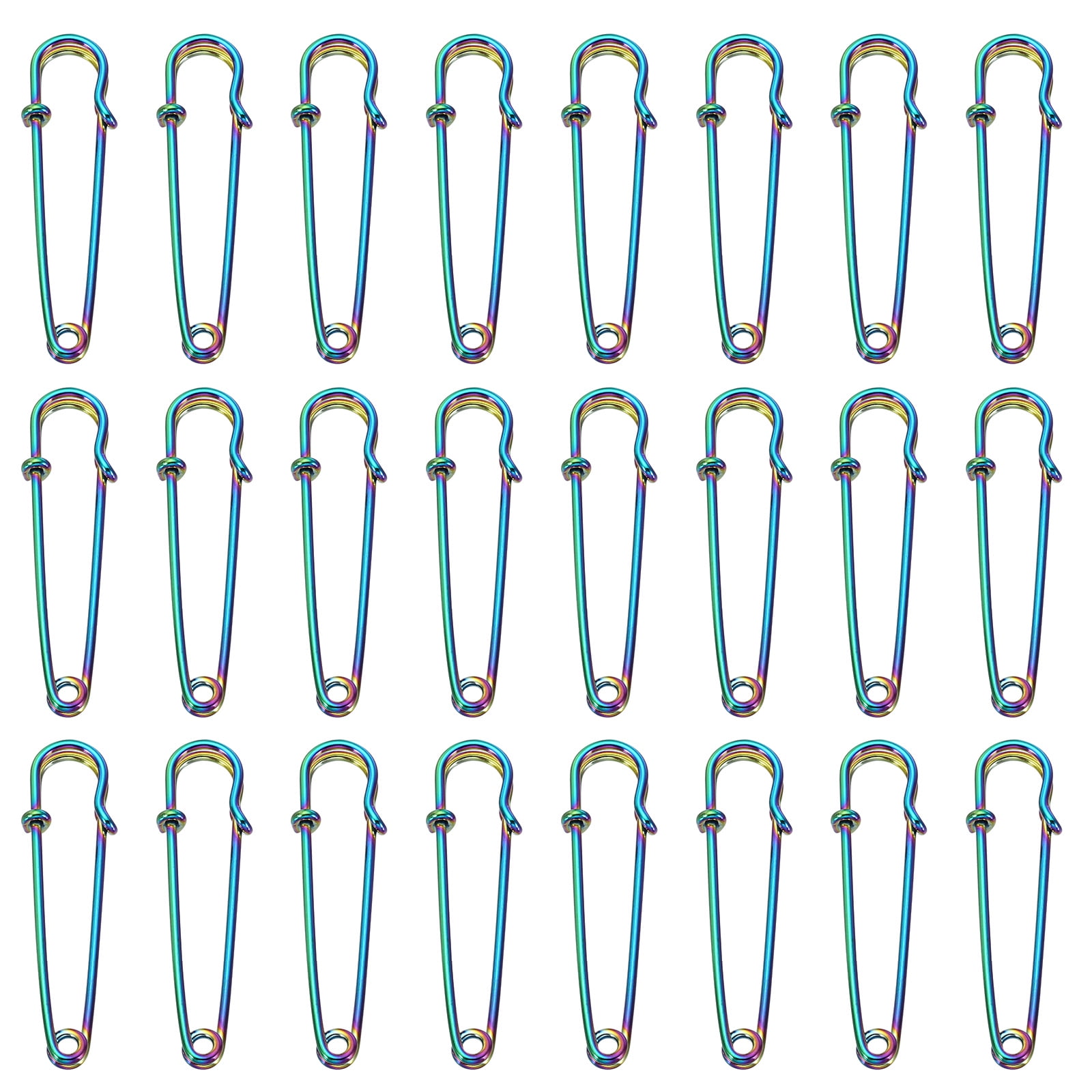 Uxcell Gran Alfileres de Seguridad 50mm / 2 Pulgadas Clips de Alfileres ...