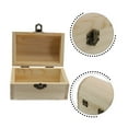 1pcs Wooden Arch Hinge Storage Box Technology Box-Pine Box Diy ...