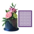 T-HOTLYST Cake Mesh Stencil Lace Flower Grass Fabric Cake Stencil ...