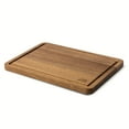 Thyme & Table Medium 10"x14" Acacia Wood Cutting Board with Triangle ...