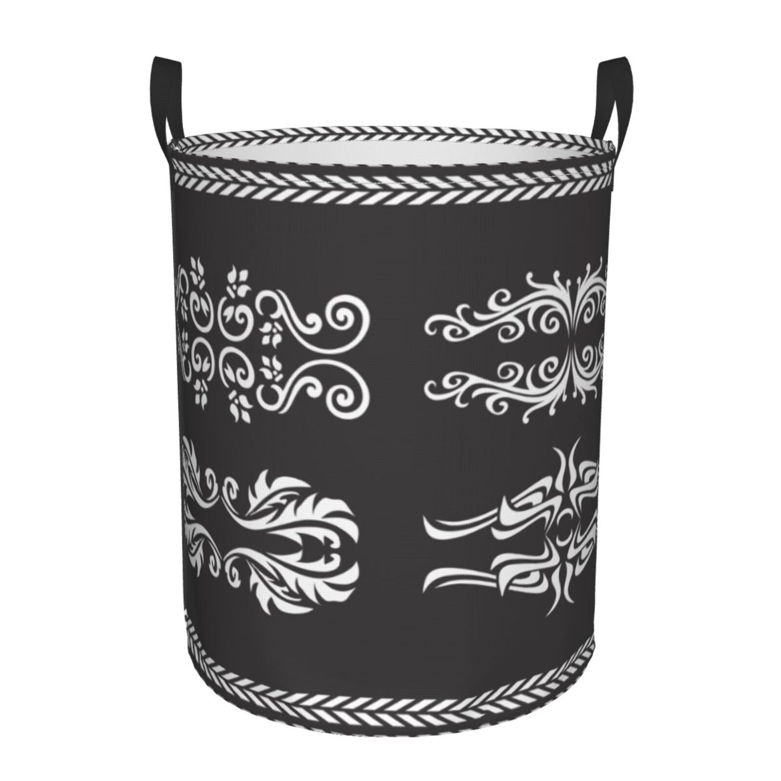 ZNDUO Laundry Basket, Round Laundry Storage Basket, Waterproof Laundry ...