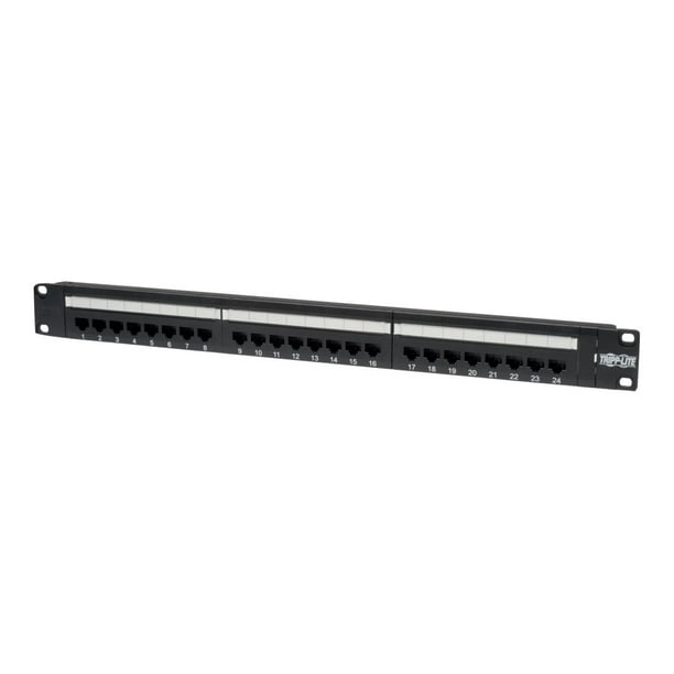 Tripp Lite N252-024 24-Port Cat6 Network Patch Panel - Walmart.com ...