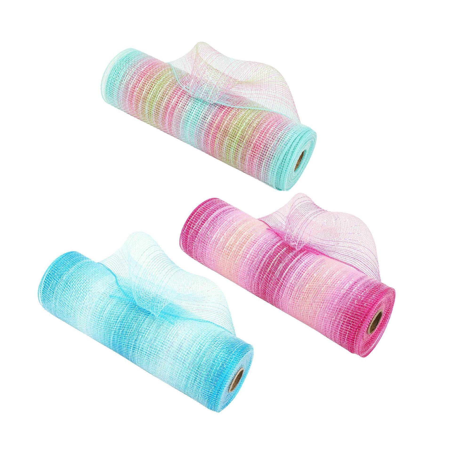 Click here for Goriertaly Deco Poly Mesh Ribbon Metallic Foil Mes... prices