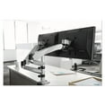 Easy-Adjust Desk Dual Arm Mount for 27" Monitors 360 deg Rotation, 90 ...