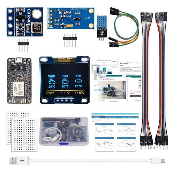 Weather Station Kit Humidity and Environment BMP180 Pressure Sensor ...