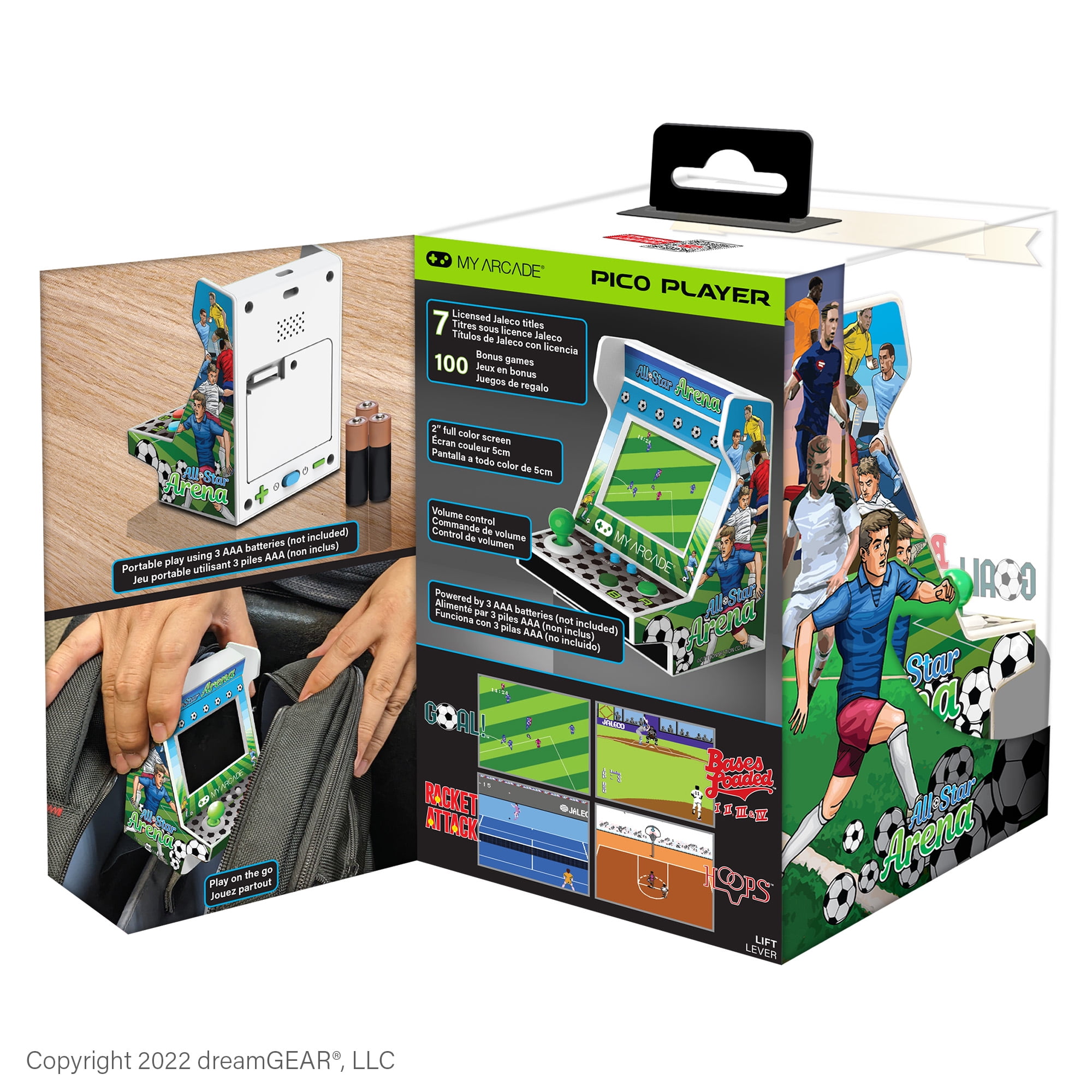 Buy MY ARCADE All-Star Arena Pico Player- 3.75 Fully Playable Portable ...