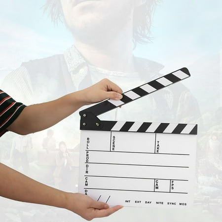 Clapboard Scene Clap Board Film Cut Prop Acrylic Director Scene ...