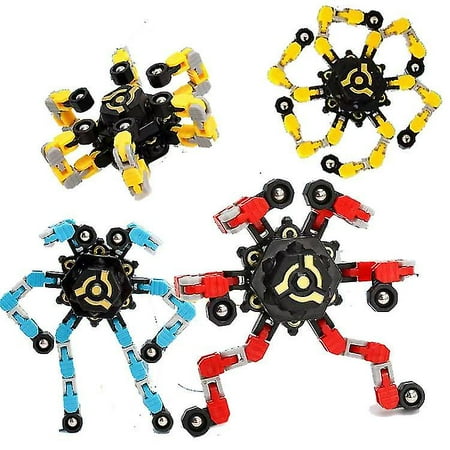 Boxed Deformation Robot Toys Fingertip Mechanical Gyro Variable ...