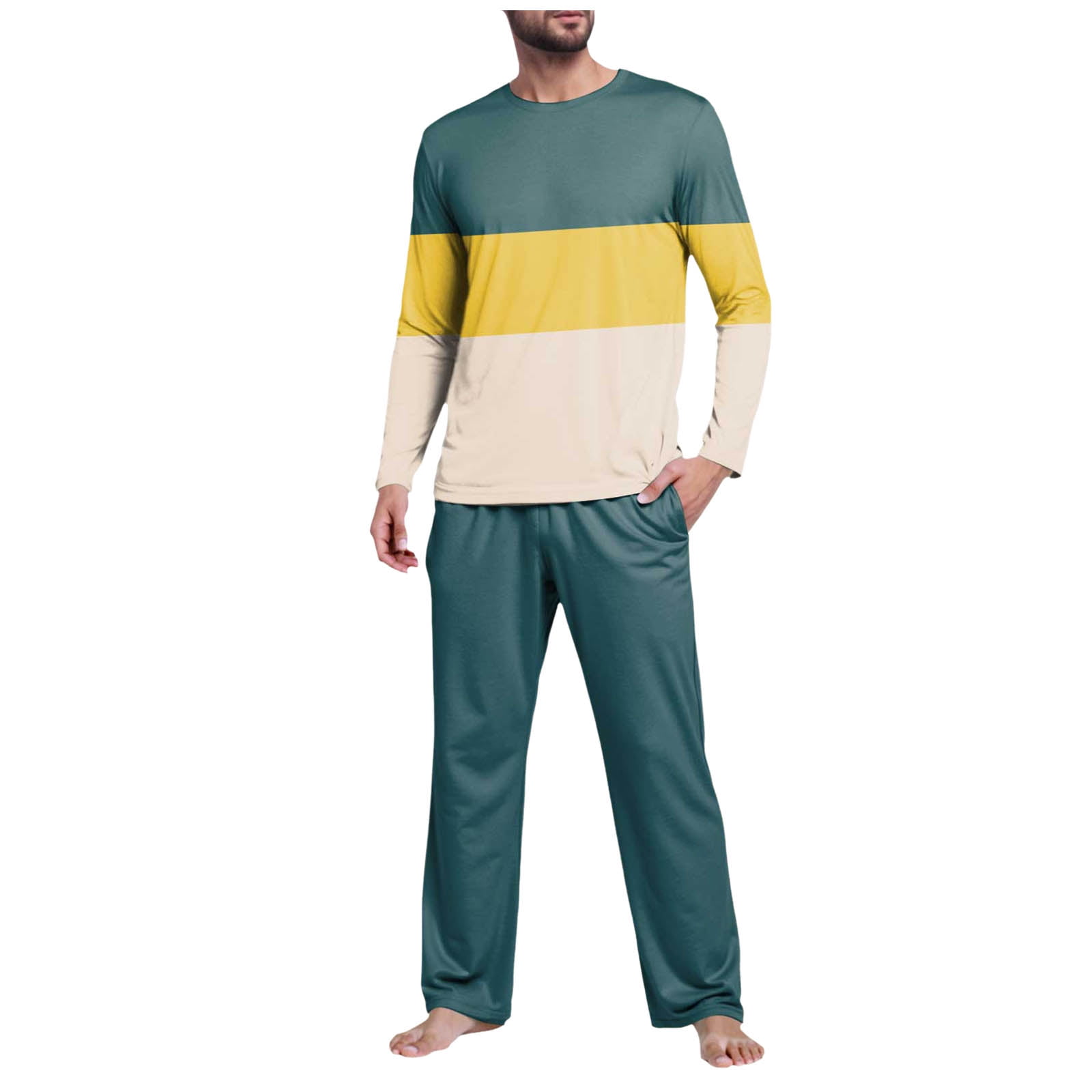 Click here for Ccpelsie Mens Soft Pajamas Set Lightweight Nightwe... prices