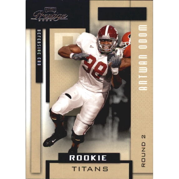 2004 Playoff Prestige #191 Antwan Odom RC NFL Football Trading Card ...