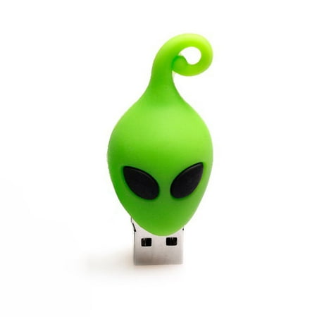 Large Capacity Cartoon Alien USB Flash Drives Creative Memory Stick ...