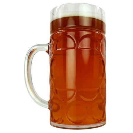 1 Liter Plastic Beer Stein Clear - Walmart.com