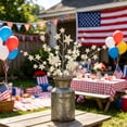 1PC Patriotic Star Model Floral Picks, Weather Resistant Decorative ...