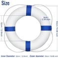 Pool Life Ring Buoy Life Preserver Ring with Lifesaving Rope Reflective ...