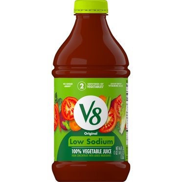 V8 Beet Ginger Lemon 100% Vegetable Juice, 46 fl oz Bottle - Walmart.com