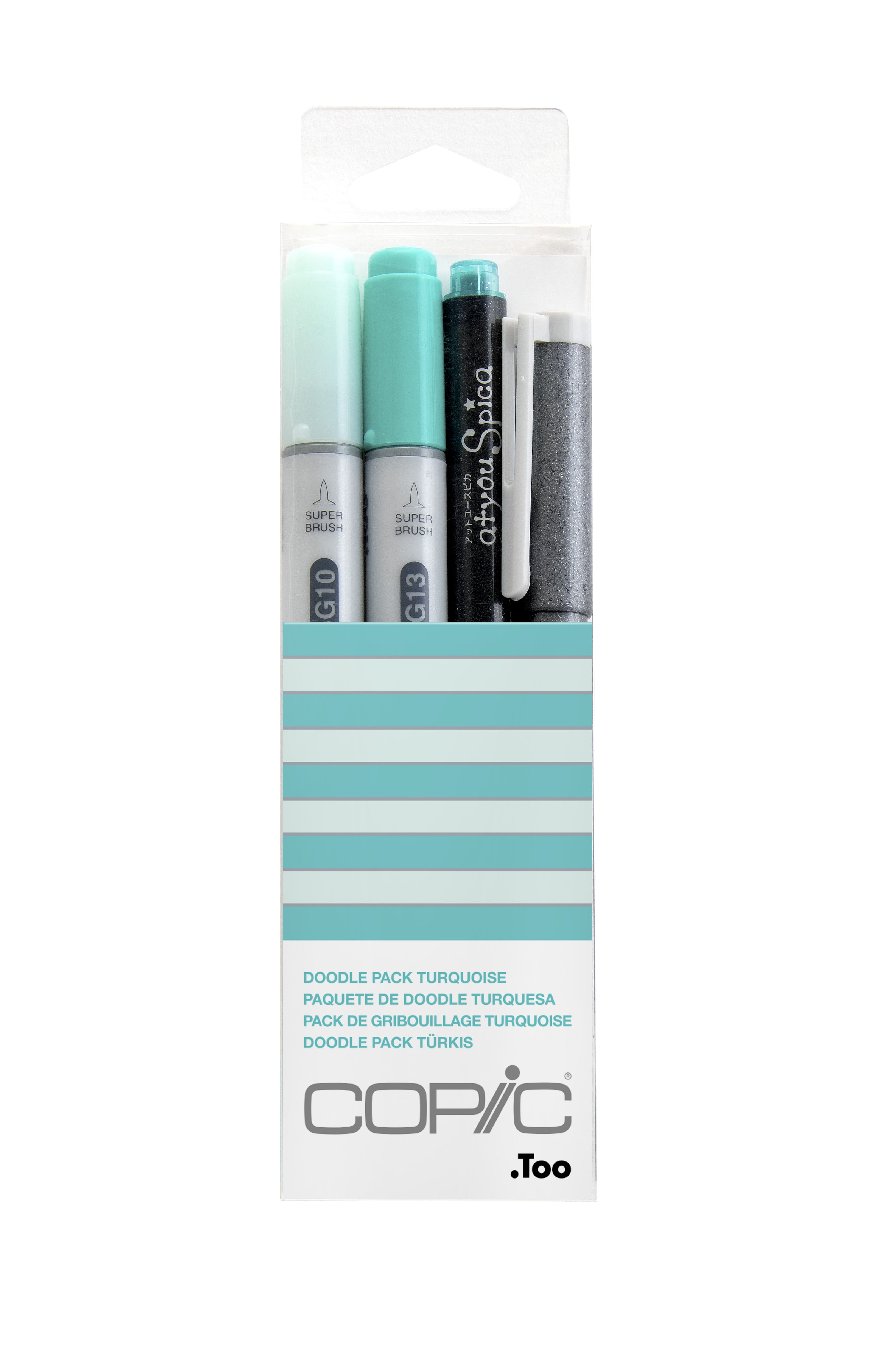 Copic Doodle Pack-Turquoise - Walmart.com