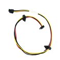 4Pin To 3 Port HDD SSD SATA Power Cable Connector For ATX PSU Computer ...