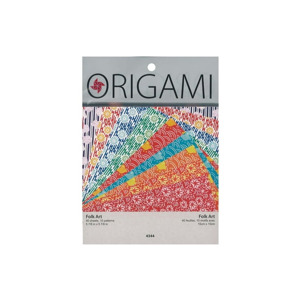 Y&C Origami Paper 5.88" Folk Art Astd 40pc - Walmart.ca