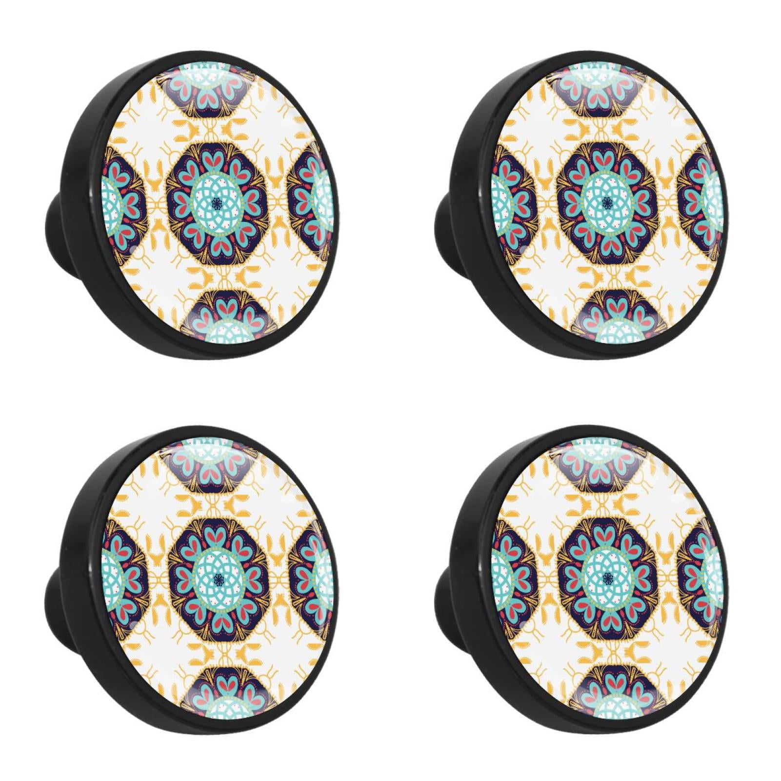 4 Pcs Boho Texture Knobs for Kitchen Cabinet Cupboard Dresser Bookcase ...