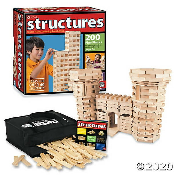 MindWare KEVA Structures 600 Planks - Free-Form 3D Building kit for ...