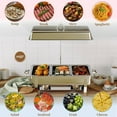 Chafing Dishes Buffet Set for Food Warming and Serving,11QT Stainless ...